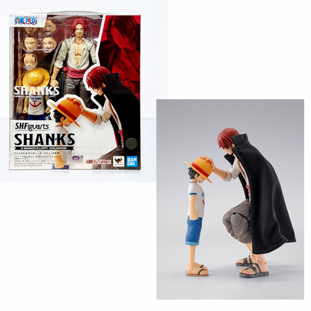 Shanks & Monkey.D.Luffy -Childhood-"One Piece", TAMASHII NATIONS S.H.F| CASA MANGA