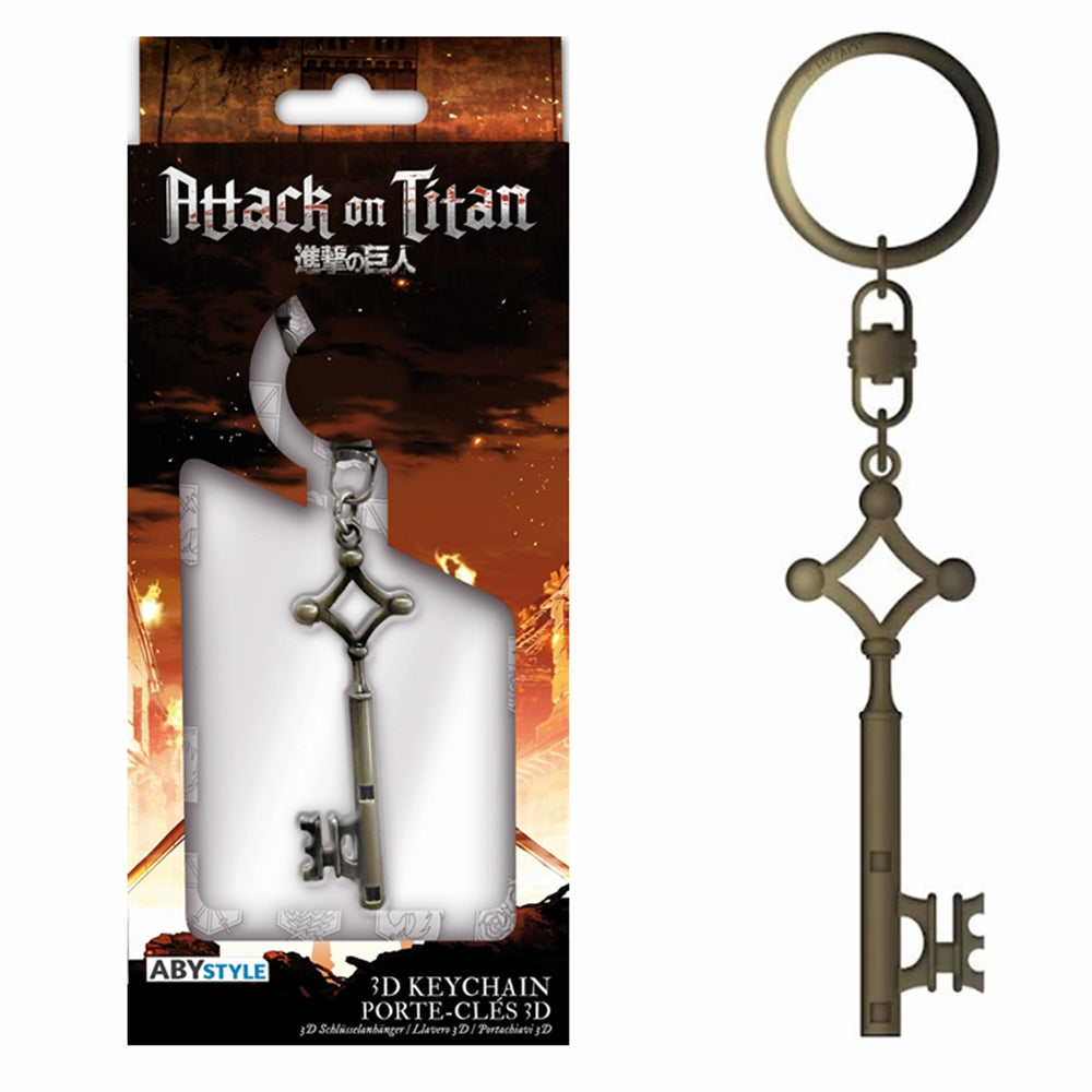 ATTACK ON TITAN - Eren's Key 3D Metal Keychain| CASA MANGA