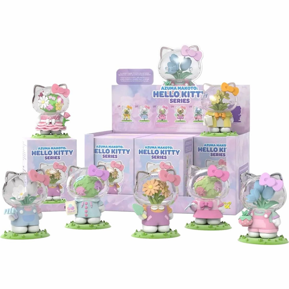 Azuma Makoto x Hello Kitty Series Mini Figure Blind Box Display-6pcs P ...