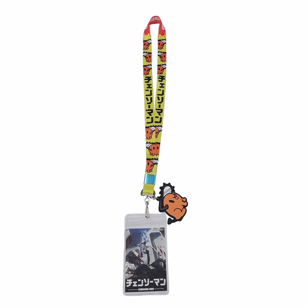 CHAINSAW MAN - KEY ART LANYARD WITH ID HOLDER & CHARM| CASA MANGA