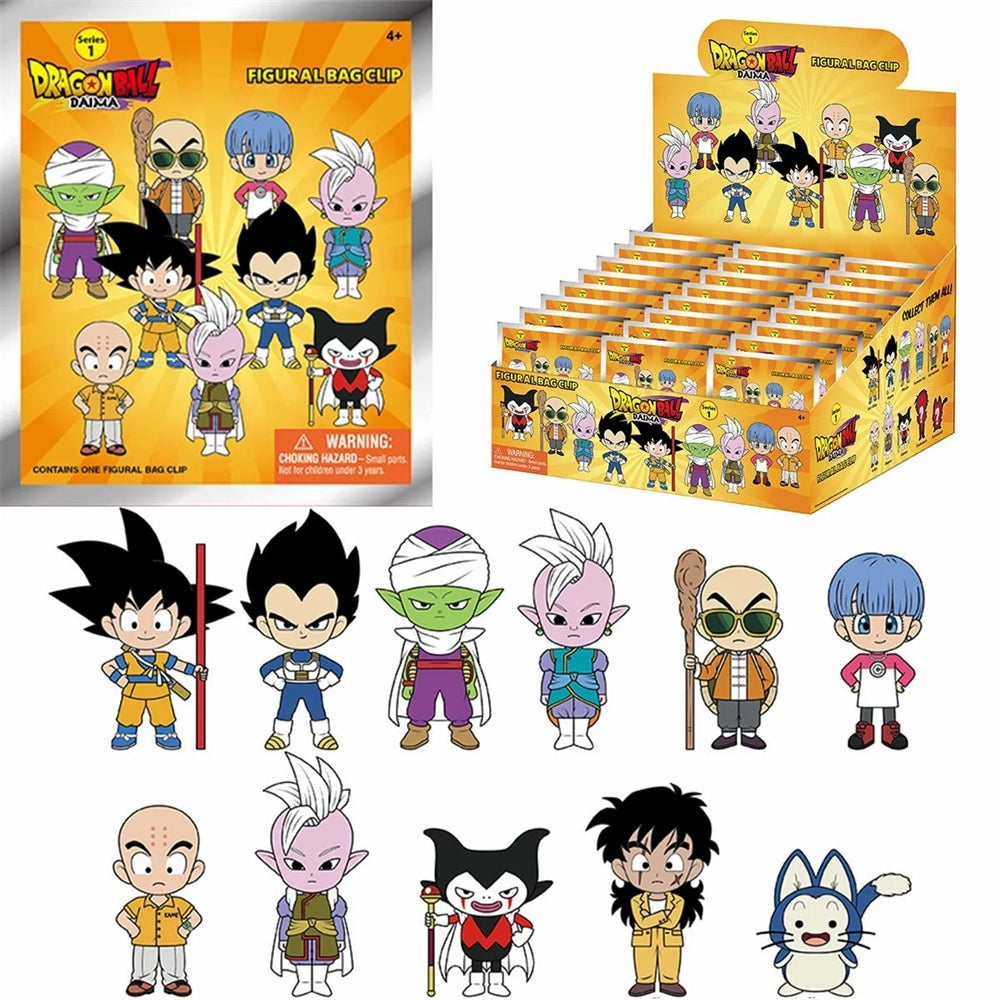 DRAGON BALL DAIMA 3D FOAM BAG CLIP BLIND BAG ASST- SERIES 1-24PCS PDQ ...