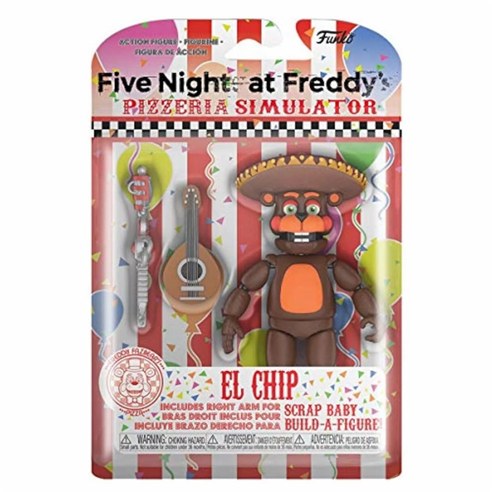 Action Figure:FNAF PizzaSim-El Chip| CASA MANGA