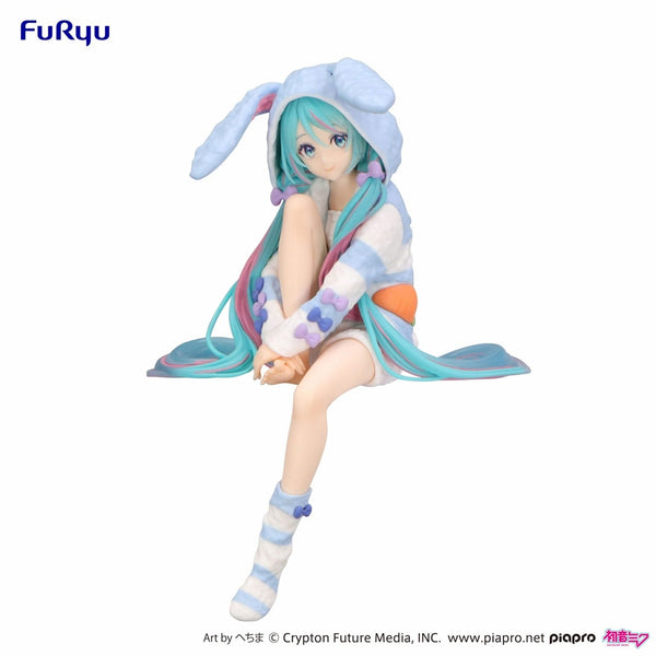 Hatsune Miku - Noodle Stopper Figure -Rabbit Ear Hood Pajama Blue Colo ...