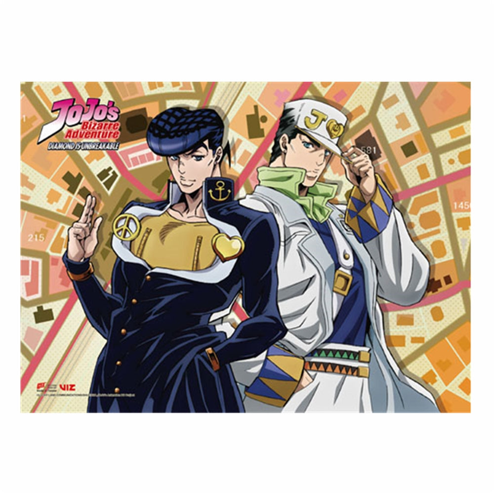 JOJO - S3 KEY ART JOSUKE & JOTARO WALL SCROLL| CASA MANGA