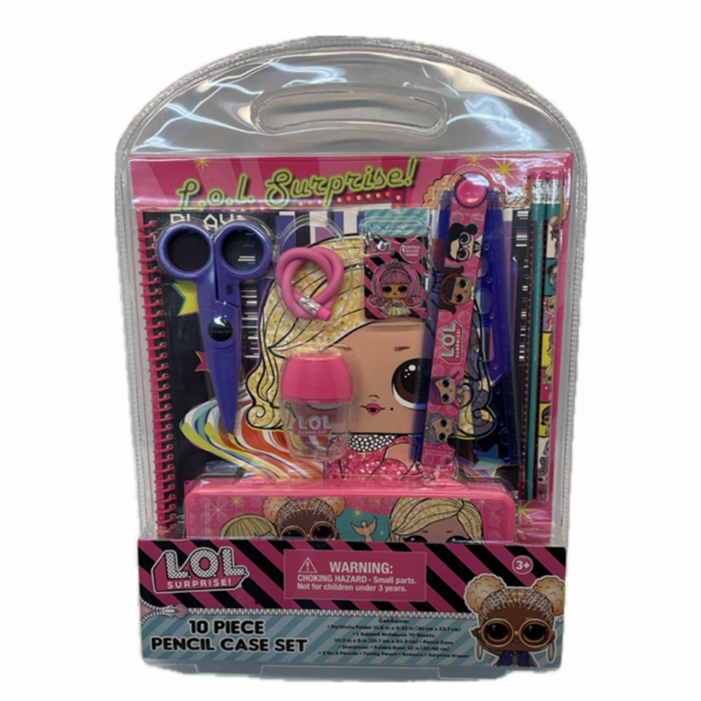 L.O.L Surprise!!! 10pcs Pencil Case Set| CASA MANGA