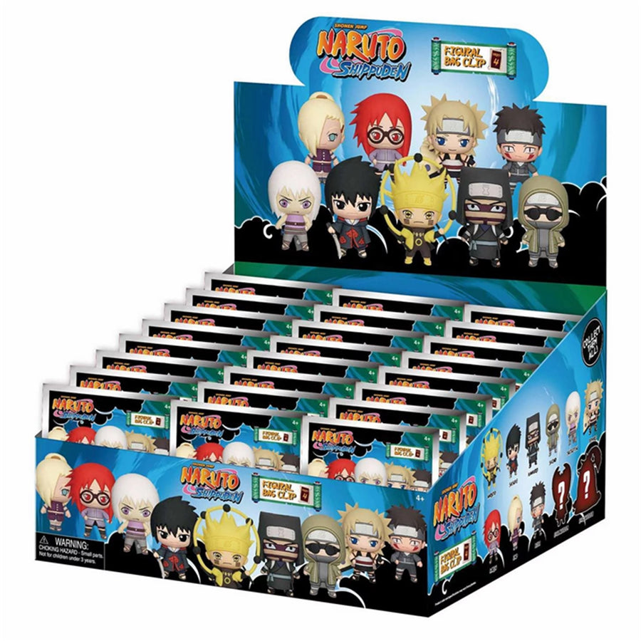 Naruto 3D Foam Keyring Bag Asst-Ser 6-24pcs PDQ| CASA MANGA