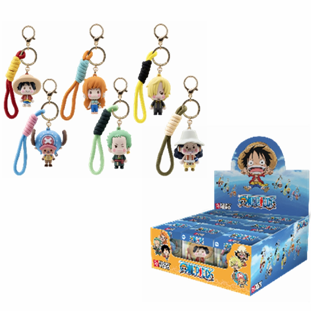 One Piece Pocket Hero Keychain in Window Box Asst-12pcs PDQ| CASA MANGA