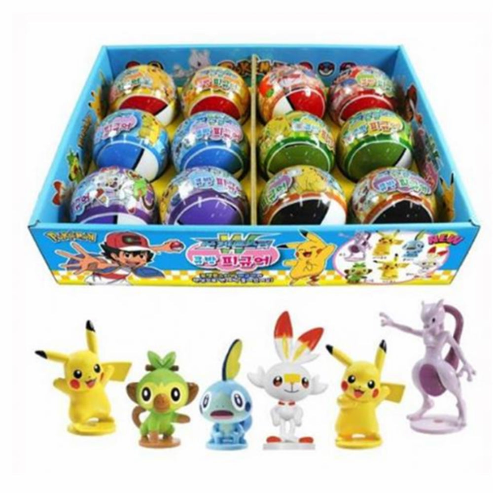 POKEMON SWORD & SHIELD POKEBALL + FIGURE MINI COIN BANK ASST-12pcs PDQ ...