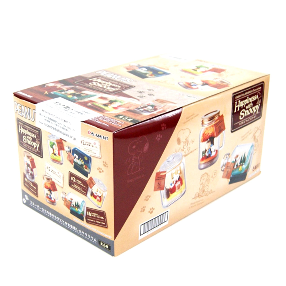 Re-Ment:Snoopy & Friends Terrarium Happiness with Snoopy Mini Figure A ...