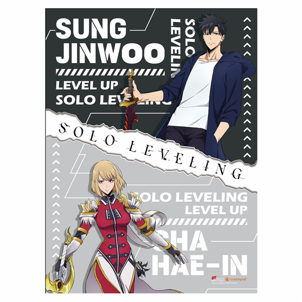 SOLO LEVELING - SUNG JINWOO AND CHA HAE-IN WALLSCROLL| CASA MANGA
