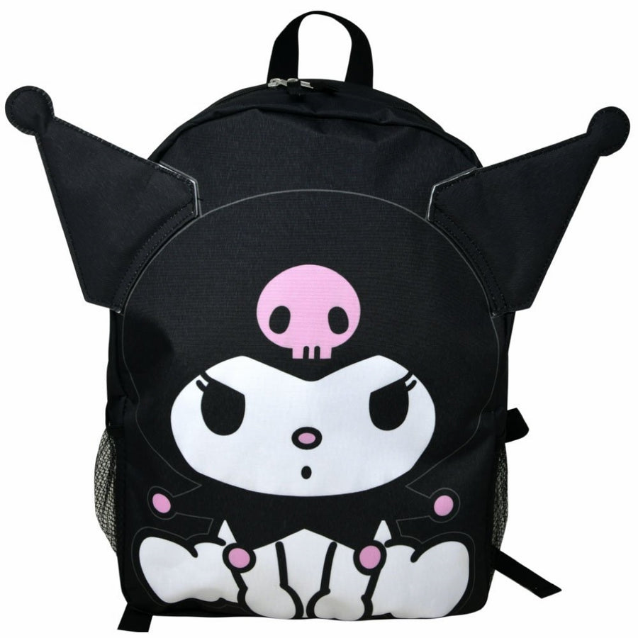 Sanrio Characters Kuromi Front Body with 3D Ears 16 Inch Backpack| CASA ...