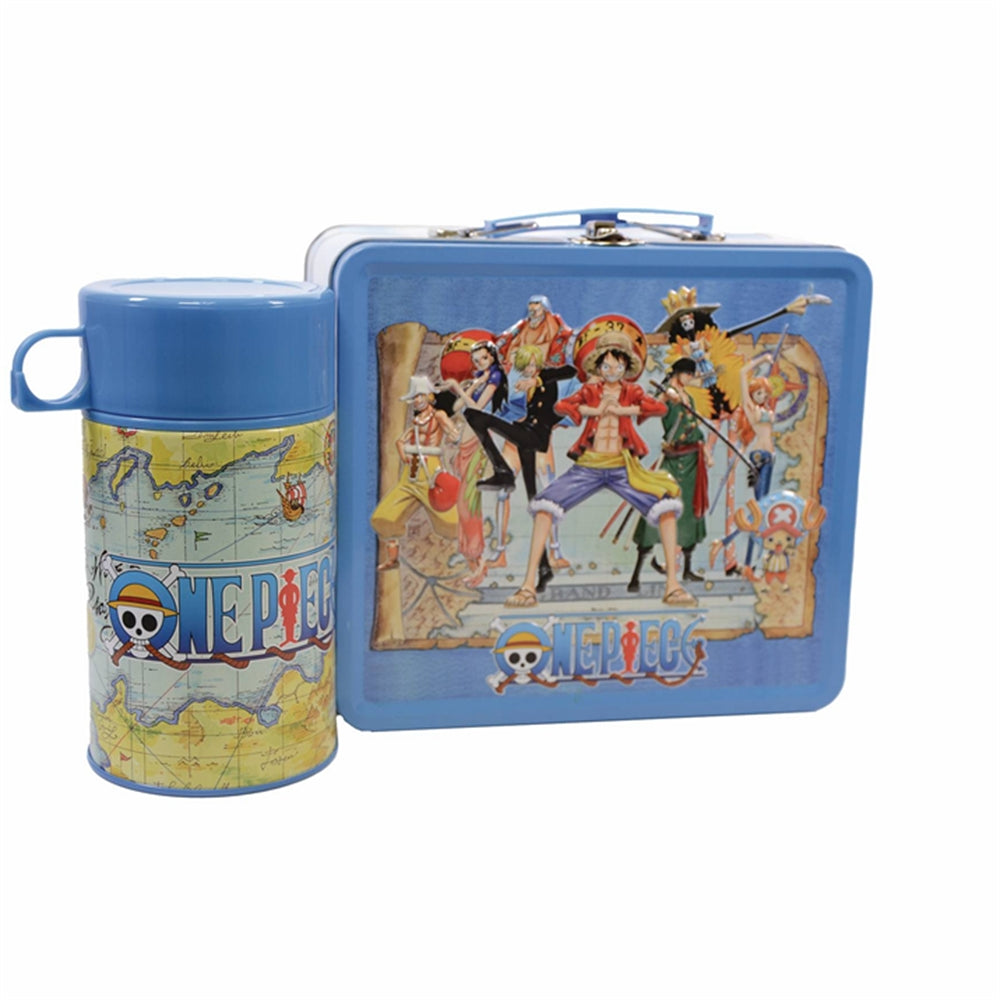TIN TITANS ONE PIECE PX LUNCH BOX W/BEVERAGE CONTAINER| CASA MANGA