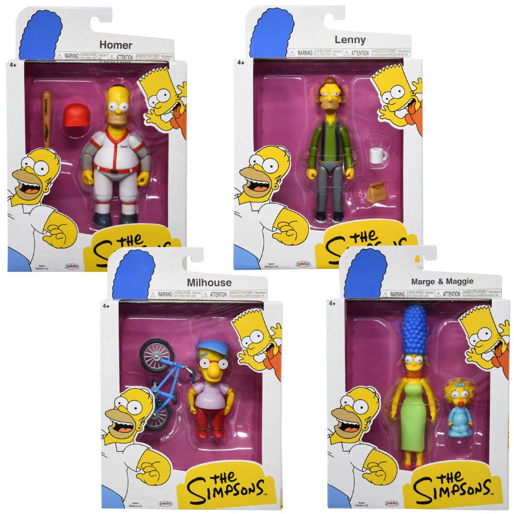 The Simpsons 5" Action Figure Asst-Set of 6| CASA MANGA