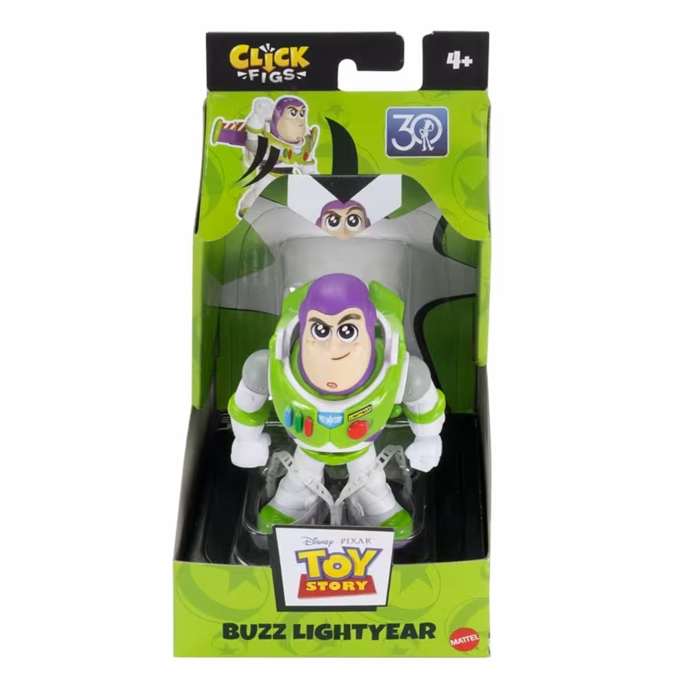 Toy Story Click Figs Buzz Lightyear with Pop Up Action Move| CASA MANGA