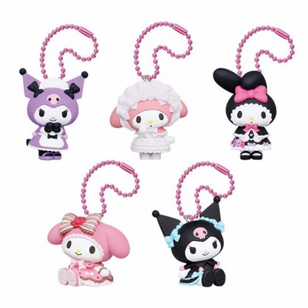 Twinchees My Melody&Kuromi Sweet Lolita Mystery Keychains Asst-24pcs P ...