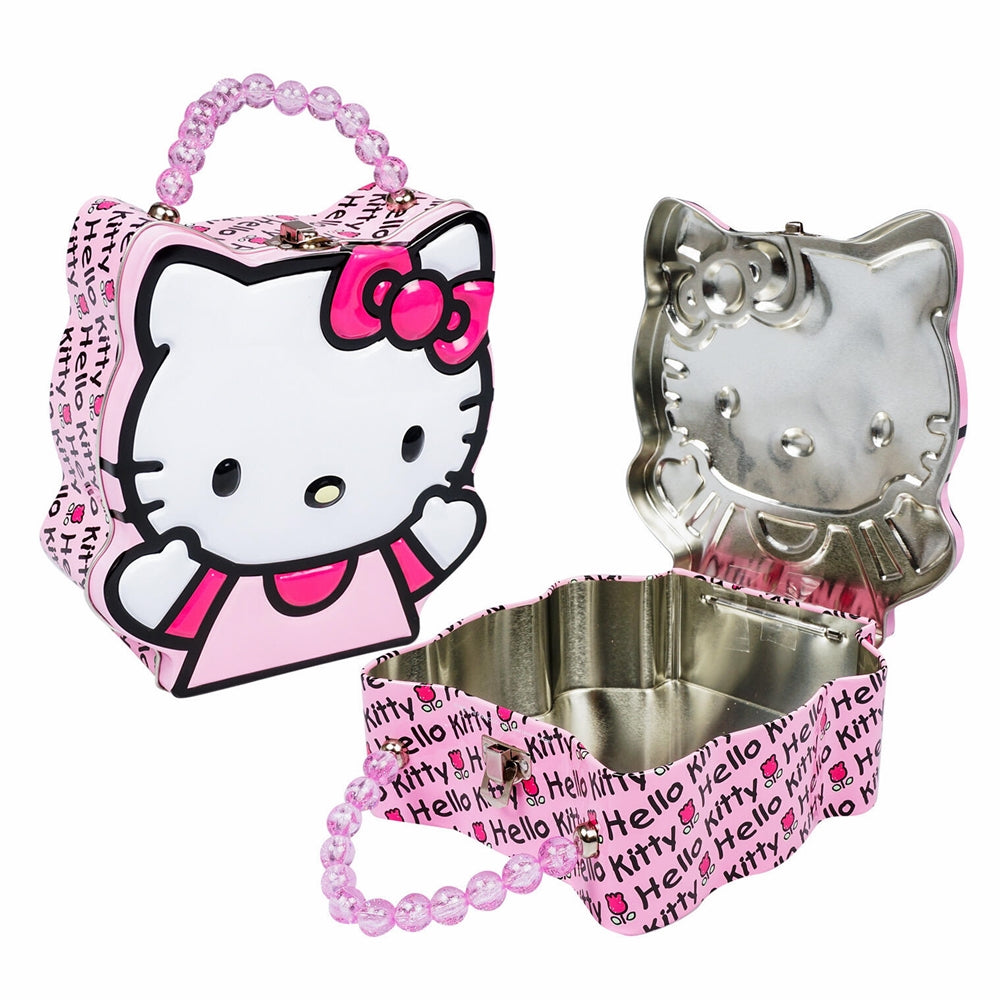 Hello Kitty Head Shape Carry-All Purse TIN| CASA MANGA