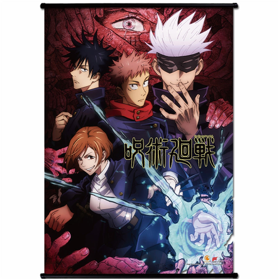 JUJUTSU KAISEN- KEY ART #B WALL SCROLL| CASA MANGA