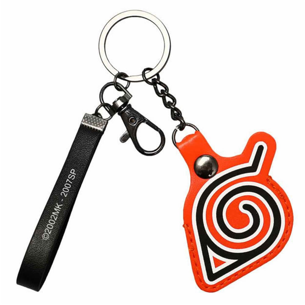 NARUTO HIDDEN LEAF AIRTAG KEYCHAIN| CASA MANGA