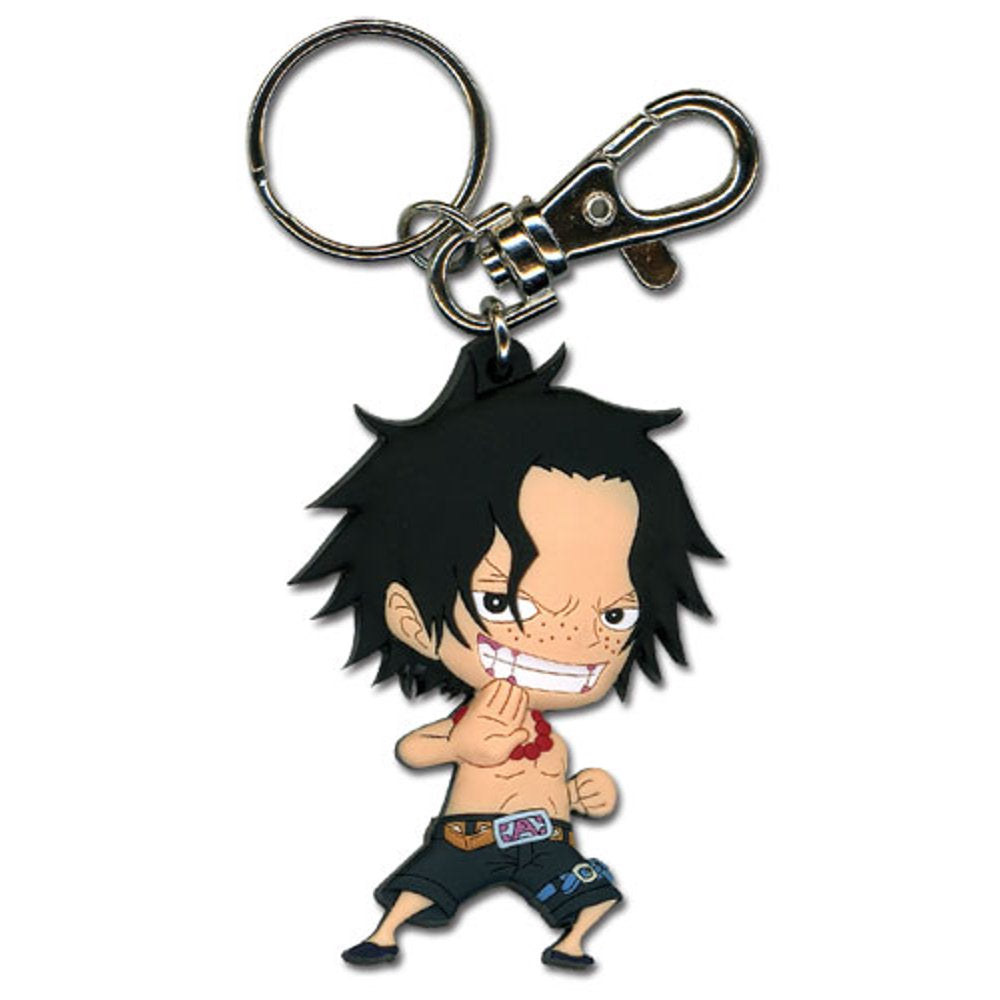 One Piece SD Ace PVC Keychain| CASA MANGA