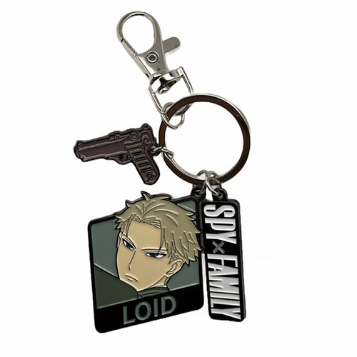 SPY X FAMILY - LOID FORGER THREE CHARM KEYCHAIN| CASA MANGA