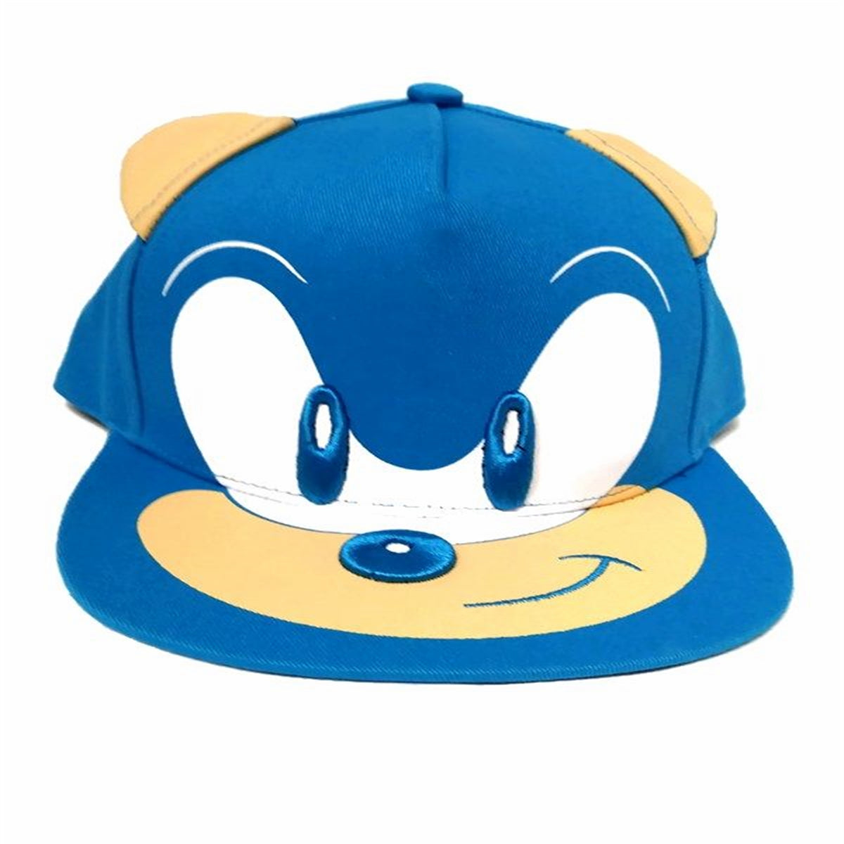 Sonic Big Face Cap W/3D Ears Youth Snapback Cap| CASA MANGA