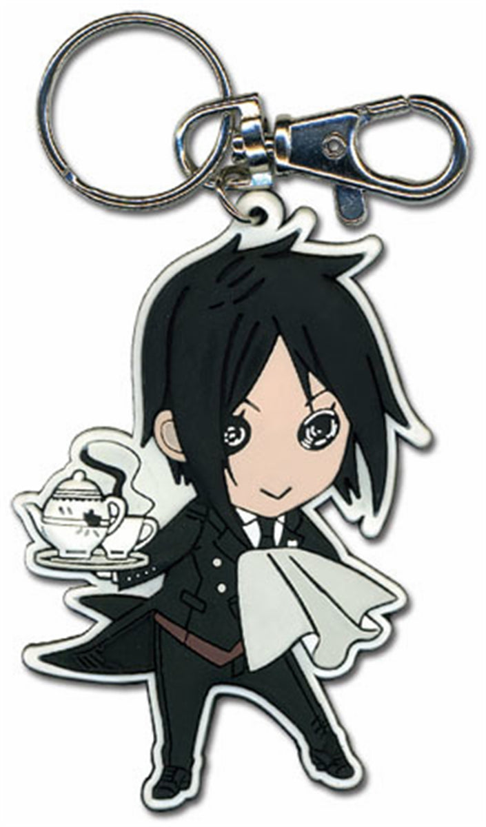 Black Butler Sebastian SD PVC Keychain| CASA MANGA