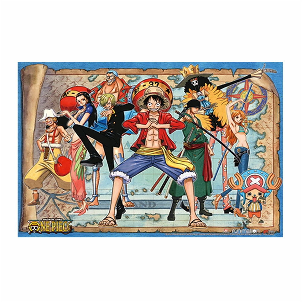One Piece- New World Luffy Group 02 Wall Scroll| CASA MANGA